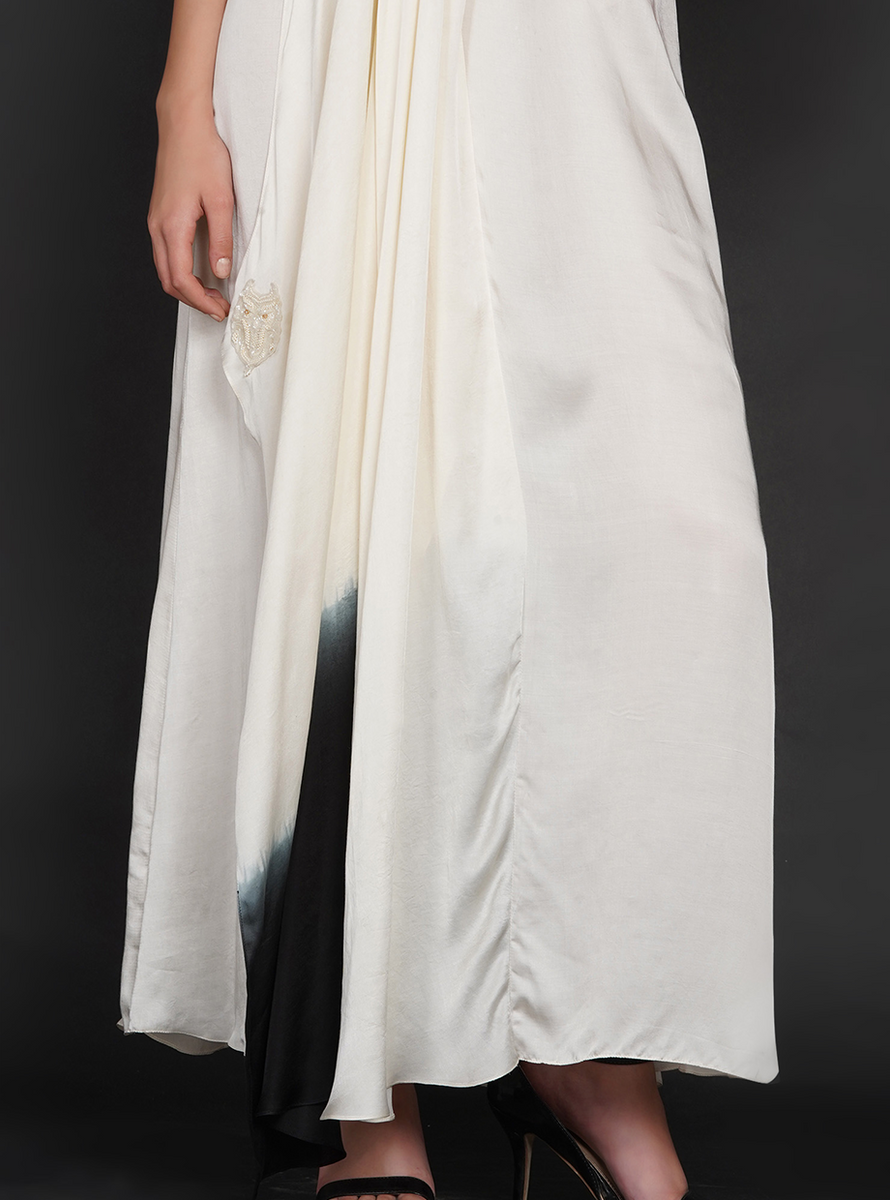 FLAP OMBRE DRESS (FOD) – OFF WHITE – Angry Owl
